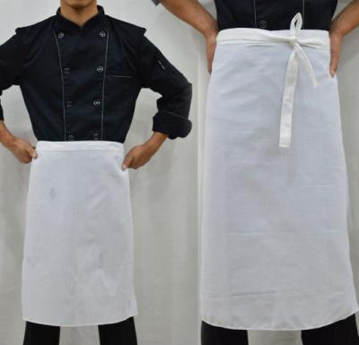Cina Grembiule lungo di cottura pulito facile bianco/usura rossa del lavoro del ristorante/del nero vita in vendita