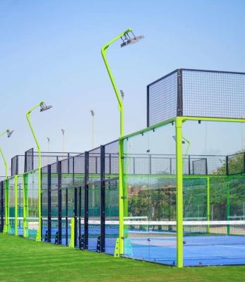 Cina corte all'aperto nera rosa blu di Padel della corte di paddle tennis di 20mx10m in vendita