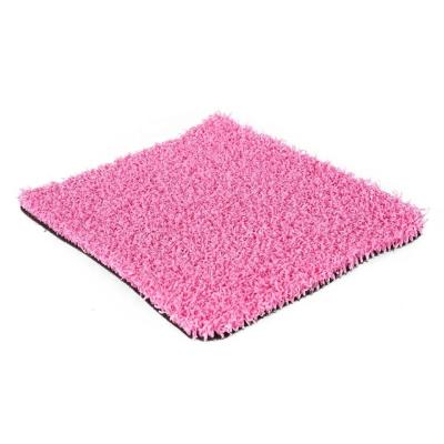 Cina corte all'aperto colorata rosa di Padel del tappeto erboso artificiale di 12mm per i multi campi di sport in vendita