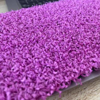 Cina 12mm ha colorato il PE artificiale di Clay Brick Red di rosa della corte di Padel del tappeto erboso in vendita