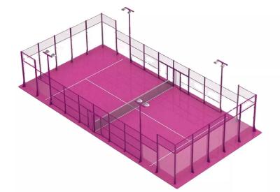 Cina Iso panoramico 12mm 10mx20m della corte di paddle tennis di Kista in vendita