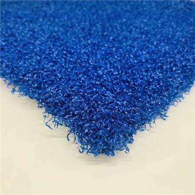 Cina erba artificiale di colore diverso 15mm filato blu padel tennis in vendita