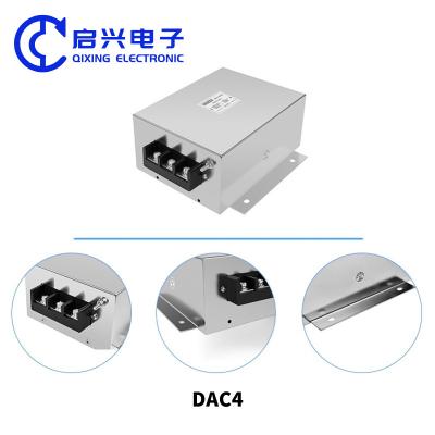 China Three-phase power filter EMI Filter DAC6-D Series Rated Current 80A-200A for sale