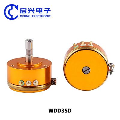 China WDD35D4 1K 2K 5K Rotary Potentiometer Precision Conductive Plastic Potentiometer for sale