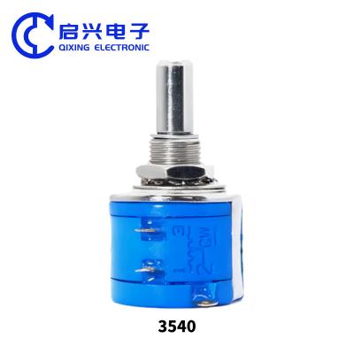 China 10k Wire Wound Precision Potentiometer WXD3540 2w 10 Turn for sale