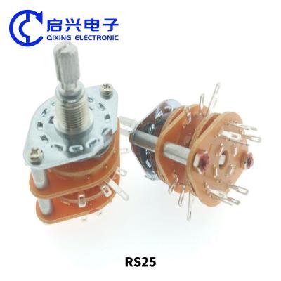 China bonens RS25-1-12 Shaft Band Selector Rotary Switch for sale