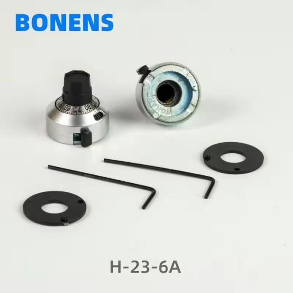 H-23-6A Multi-turn 0-14 15 Turns Controllo del volume Manopole digitale 3590S 534 Potenziometro Manopole in alluminio 6.4mm