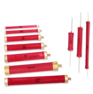Cina Ri80 10W 20W 30W 50W 100W 200W 300W 500W 1000W 100 Ohm Resistenze ad alta tensione cilindriche fisse in vendita