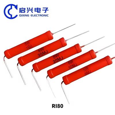 Cina Ri80 10W 20W 30W 50W 100W 200W 300W 500W 1000W 100 Ohm Resistenze ad alta tensione cilindriche fisse in vendita