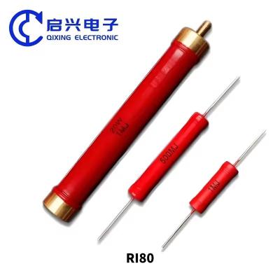 Cina Ri80 10W 20W 30W 50W 100W 200W 300W 500W 1000W 100 Ohm Resistenze ad alta tensione cilindriche fisse in vendita