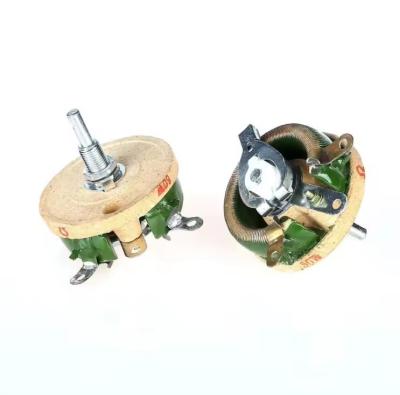 China BC1 Variable Power Resistor Rheostat Round Disk Wirewound Adjustable Resistor 25W 50W 100W 150w 200W 300W for sale