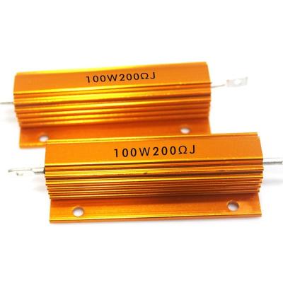 China Wirewound 100W gegraven eindpunten 3R 6R remweerstand aluminium behuizing wirewound remweerstand Te koop