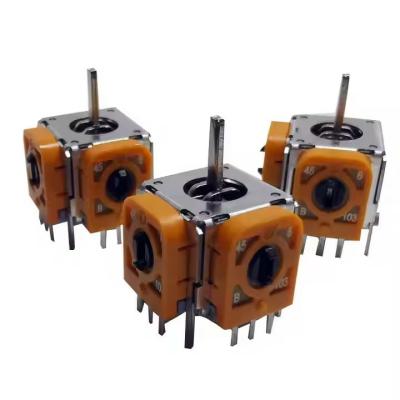 China 3D Model aircraft rocker Potentiometer 10k Joystick Potentiometer Game machine potentiometer with switch and cap for sale