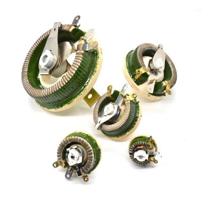 China BC1 Variable Power Resistor Rheostat Round Disk Wirewound Adjustable Resistor 25W 50W 100W 150w 200W 300W for sale