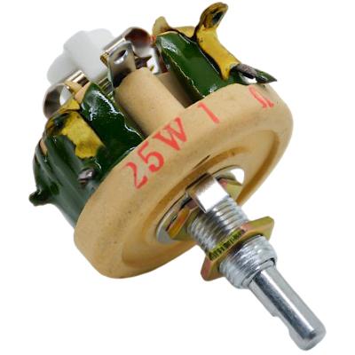 China BC1 Variable Power Resistor Rheostat Round Disk Wirewound Adjustable Resistor 25W 50W 100W 150w 200W 300W for sale