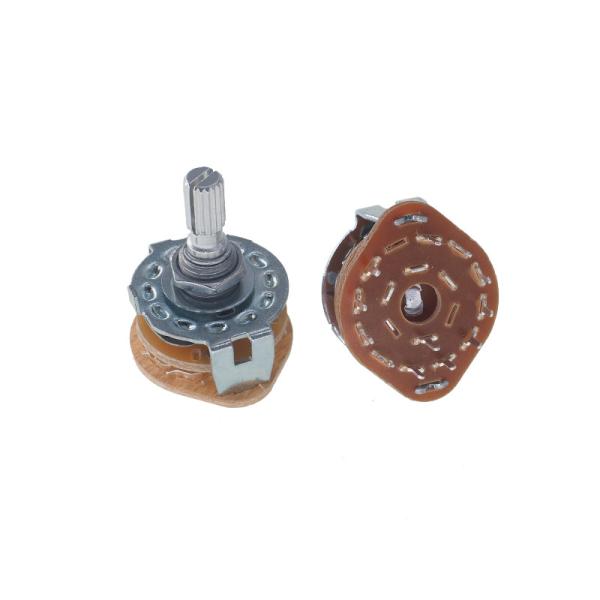 6mm Shaft Diameter Rotary Switches For Heavy Duty Applications Rotation Torque 3kgf.cm Max