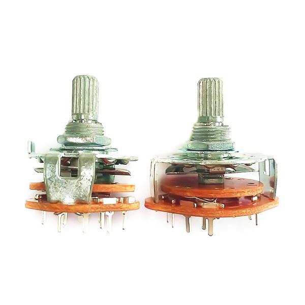 6mm Shaft Diameter Rotary Switches For Heavy Duty Applications Rotation Torque 3kgf.cm Max
