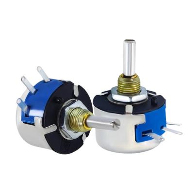 Chine WX14-12 3W single-turn wire-wound potentiometer without locking 470 ohms 1K 2K2 4K7 10K à vendre