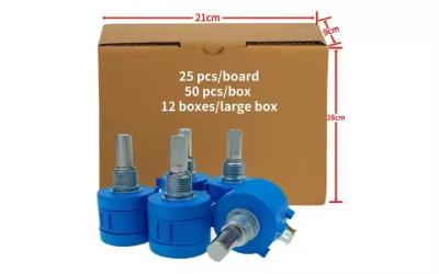 Cina BONENS IP67 Potenziometro impermeabile 3590S-2-103L 10k Ohm Precisione Multi-turn Wirewound Potentiometro 2w 10 Turn in vendita
