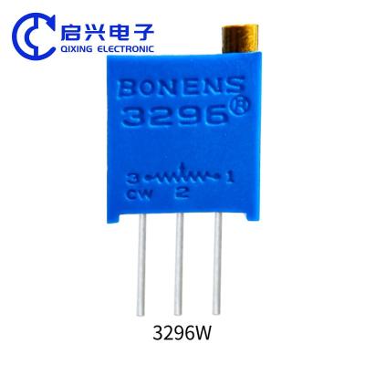 China 3296 Series Multi Turn Trimmer Potentiometer Precision Fine Tuning Potentiometer 0.5W for sale