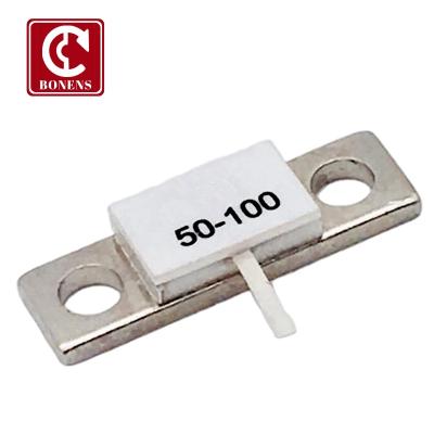 China RF Ceramic Resistor 500W 500 Ohm with BeO and Cu Material for 0~2 GHz Frequency and 1.2~1.3 Standing Wave for sale