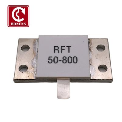 China RF Ceramic Resistor 500W 500 Ohm with BeO and Cu Material for 0~2 GHz Frequency and 1.2~1.3 Standing Wave for sale