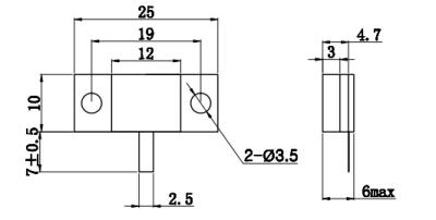 China 250 Watt 100 Ohms RF Termination Resistor with Copper Nickel Plated Heat Sink for 0~1.5GHZ Frequency and -55~+125℃ Temperature Range for sale