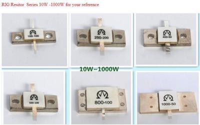 China 50W 30W RF Resistor with 500V/1mm Withstand Voltage for High Power Applications for sale