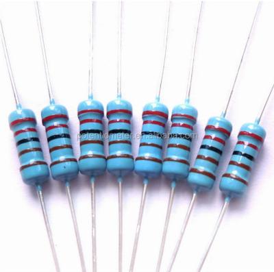 China KNP 1% Tolerance Metal Film Resistor with 1W-5W Power Rating and 0.01-100kΩ Resistance for sale