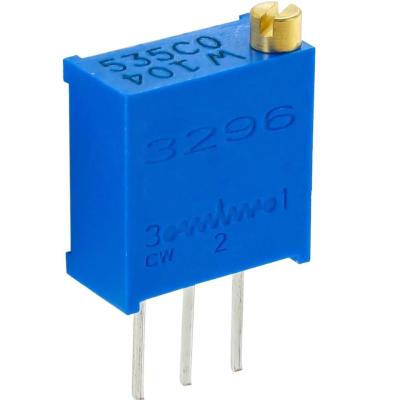 China Bonens 3296W Trimming Potentiometers with 8mm Golden Knob 10~5M Resistance 640V DC/AC for sale