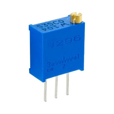 China BONENS 3296W Multi-Turn Trimmer Potentiometer with 10Ω~5MΩ Range, Cermet Technology, ±10% Tolerance for sale