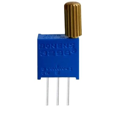 China 3296W Multi-Turn Trimmer Potentiometer with 8mm Knob for 1k-50k Adjustable Resistor for sale
