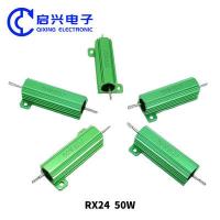 China RX20 100W Wirewound Brake Resistor 28x167mm RoHS Customizable Size for sale