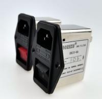 China DAP2 Series PCB Mount EMI Power Filter 1A-10A 250VAC Single Phase Noise Suppression for sale