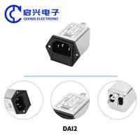 China DAP2 Series PCB Mount EMI Power Filter 1A-10A 250VAC Single Phase Noise Suppression for sale