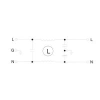 China DAP2 Series PCB Mount EMI Power Filter 1A-10A 250VAC Single Phase Noise Suppression for sale