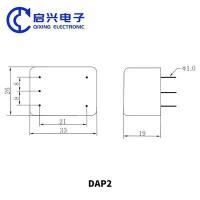 China DAP2 Series PCB Mount EMI Power Filter 1A-10A 250VAC Single Phase Noise Suppression for sale