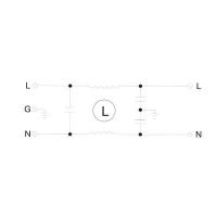 China Three Phase Power Filter DAC1 Series 6A to 20A Rated Current 380VAC 440VAC for sale