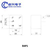 China Three Phase Power Filter DAC1 Series 6A to 20A Rated Current 380VAC 440VAC for sale