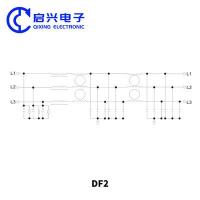 China Three Phase EMI Filter DAC6 Series 125A-200A 380VAC 440VAC Power Line Noise Suppressor for sale