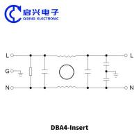 China Single Phase EMI Power Filter 220V DBA4 Series 20A 30A Noise Suppressor for sale