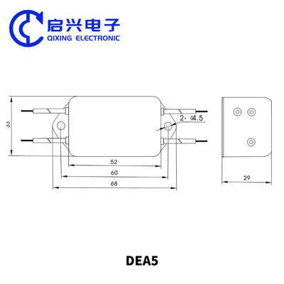 China DEA4 GD Rail Series EMI Filter 3A to 20A Single Phase High Performance Power Filter for sale