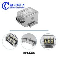 China DBA4 Round Single Phase EMI Filter 220V 12A 16A for Household Appliances for sale
