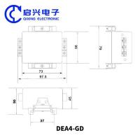 China DBA4 Round Single Phase EMI Filter 220V 12A 16A for Household Appliances for sale