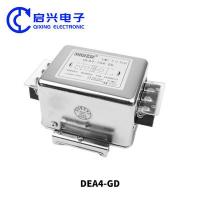 China DBA4 Round Single Phase EMI Filter 220V 12A 16A for Household Appliances for sale