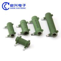 China RX20 Adjustable Wirewound Braking Resistor 100W High Power Ceramic with 375°C Rating for sale