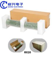 China RX20 Adjustable Wirewound Braking Resistor 100W High Power Ceramic with 375°C Rating for sale