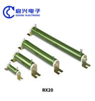 China RX20 Adjustable Wirewound Ceramic Braking Resistor 100W High Power 0.5-10KV Voltage Range for sale