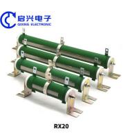 China RX20 Adjustable Wirewound Resistor 100W High Power Ceramic Resistor 0.1-2K Ohm for sale