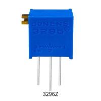 China 3296W Multi-Turn Cermet Trimmer Potentiometer 10kΩ Variable Resistor with 28±2 Turns and -55°C to +125°C Range for sale